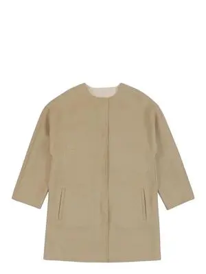 MAX MARA Max Mara Medium Long Coat With Round Neck