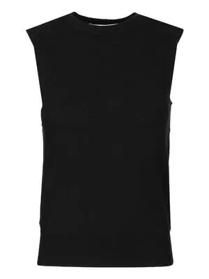 ARCH4 ARCH4 Sleeveless Rib Knit Cashmere Pullover