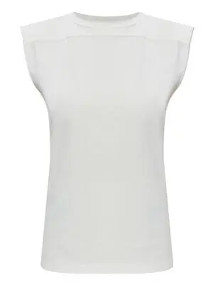 JIL SANDER Cutout Back Sleeveless Top - White