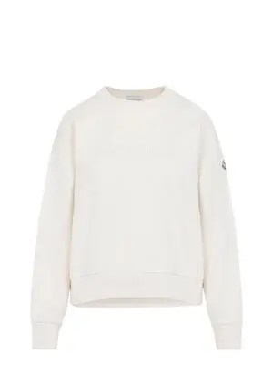 Moncler Long Sleeve Sweatshirt - White