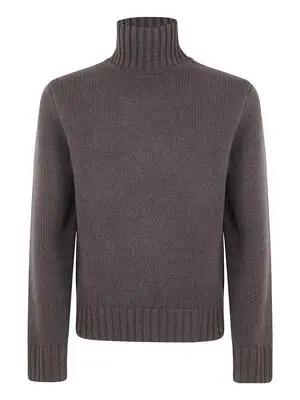 Studio Nicholson High-neck Cropped Sweater - Black