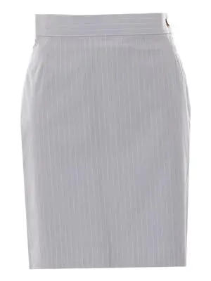 VIVIENNE WESTWOOD Vivienne Westwood Pinstriped Button A-Line Mini Skirt
