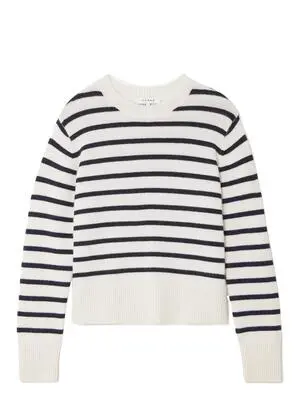 FRAME Frame Striped Crewneck Sweater