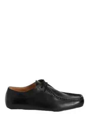 JIL SANDER Lace-up Round Toe Shoes - Black