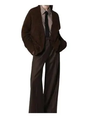 THE FRANKIE SHOP Oversized Elland Cardigan - Black