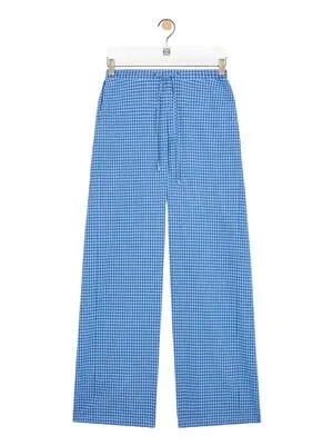 Loewe Anagram Drawstring Trousers - Blue/white