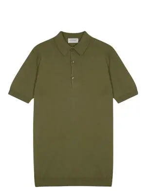 John Smedley John Smedley Adrian Spread-Collar Polo Shirt No