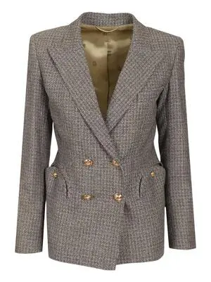 BLAZÉ MILANO Gloriana Charmer Double-breasted Blazer - Grey