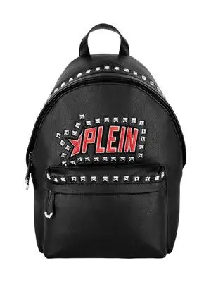 Philipp Plein Star Embellished Backpack - Black
