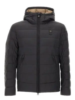 BLAUER. Acton Hooded Quilted Jacket - Black
