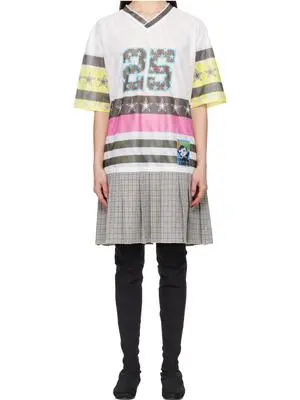 CHOPOVA LOWENA Printed V-neck Dress - Multicolor