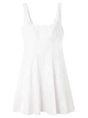 Staud Wells Mini Dress - White
