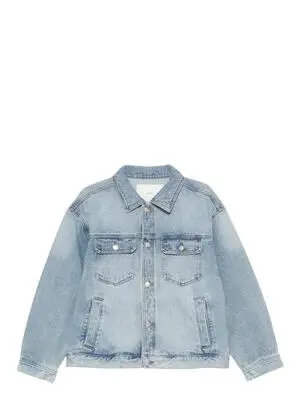 DUNST Long-sleeved Denim Jacket - Light Blue