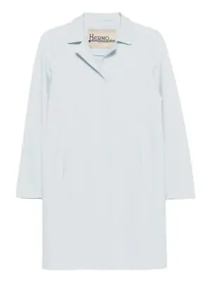 Herno Button Coat - Light Blue