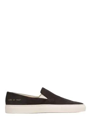 COMMON PROJECTS Low-top Minimalist Slip-on Sneakers - Black