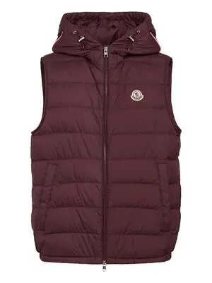 Moncler Marseillan Tech Down Vest - Red