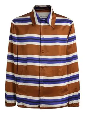 Dries Van Noten Long Sleeve Shirt - Brown