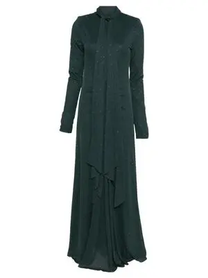 ROTATE BY BIRGER CHRISTENSEN Embellished Maxi Dress - Green