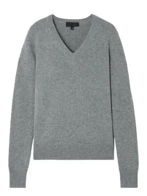 NILI LOTAN Korina V-neck Sweater - Gray