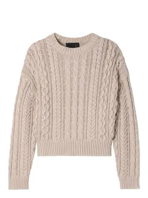 NILI LOTAN Nili Lotan Rory Cable Knit Sweater
