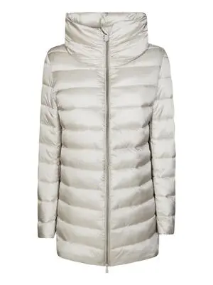 SAVE THE DUCK Padded Jacket With Stand Collar - White