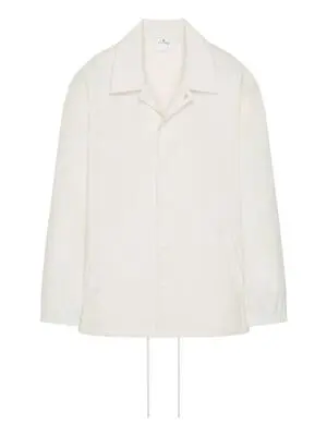 COURREGES Courreges Buttoned Shirt Jacket With AC Logo And Elasticated Cuffs