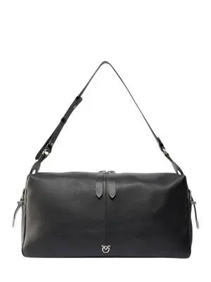 Pinko Keeper Large Shoulder Bag - Black