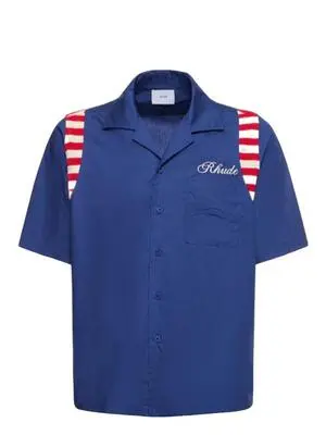 Rhude America Spirit Poplin Shirt - Blue