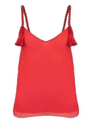 J.W.ANDERSON V-neck Tasseled Camisole - Red