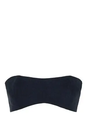 AGOLDE Denim Tube Top - Black