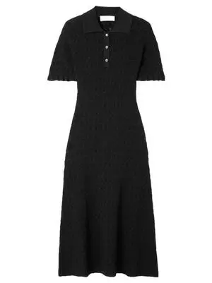 SEA Sea Pointelle-Knit Midi Dress