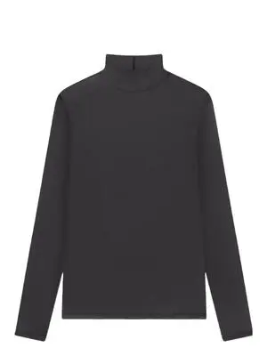 FRAME Frame Semi-Transparent High-Collar Long-Sleeve Cover-Up