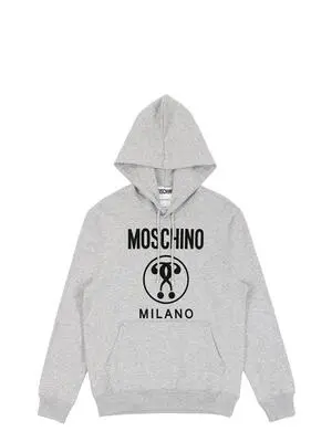 Moschino Detail Hooded Sweater - White