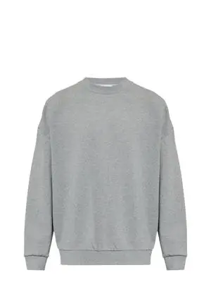 DARKPARK Long-sleeved Crewneck Sweatshirt With Piping Detail - Grey