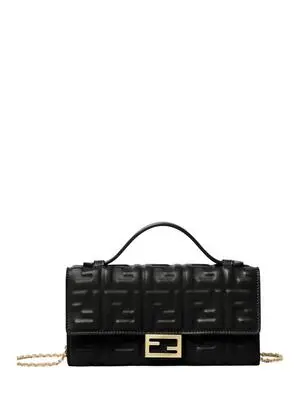 Fendi Baguette Continental Wallet - Black