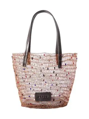 Staud Decorative Crochet Bucket Bag - Multicolor
