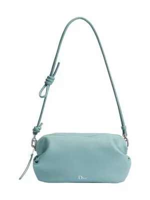 Dior Bow Pouch - Tourmaline Blue