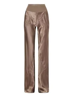 Rick Owens Rick Owens Bias Satin Flared Pants No