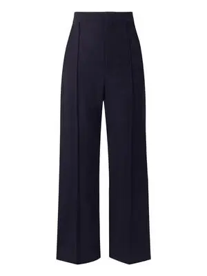 Carven Wool Flared Trousers - Black