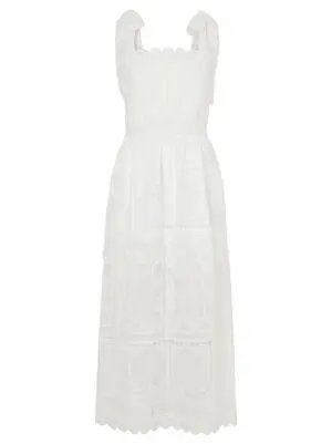 Zimmermann Aster Lace Trim Slip Dress - No