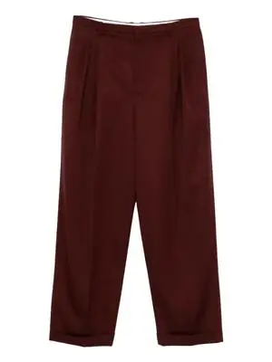 Bottega Veneta Wide-leg Trousers - Brown