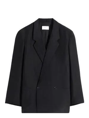 LEMAIRE Oversized Long Sleeved Blazer - Black