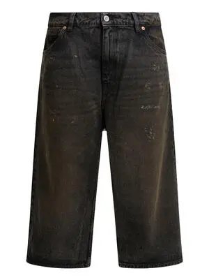 Our Legacy Capri Cut Relaxed Denim Shorts - No