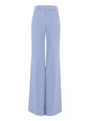 Chloé High-waisted Flared Trousers - Blue