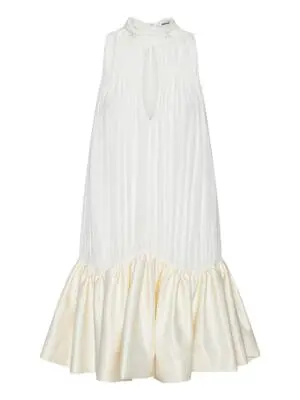 ROTATE BY BIRGER CHRISTENSEN Gathered Mini Dress - White