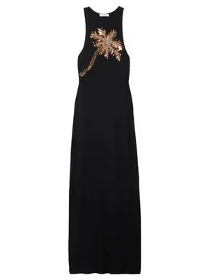 Rabanne Embellished Sleeveless Maxi Dress - Black