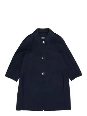 Max Mara Lapel Coat - Black