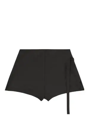 DIESEL® P-sarto" Wrap Belted Shorts - Black