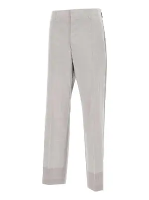 MAISON MARGIELA Tailored Trousers With Side Stripe Detail - Gray