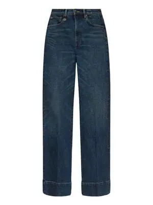 R13 Logo Patch Jeans - No
